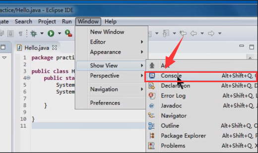 eclipse java 底部的那个显示运行结果的框被我一不小心关掉了，如何打开-百度经验