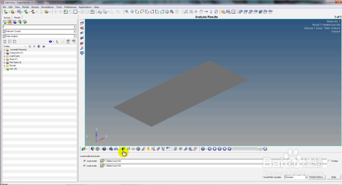 如何在hyperview中查看位移云图和应力云图-百度经验