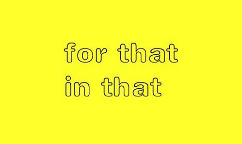 for that和in that有什么区别-百度经验