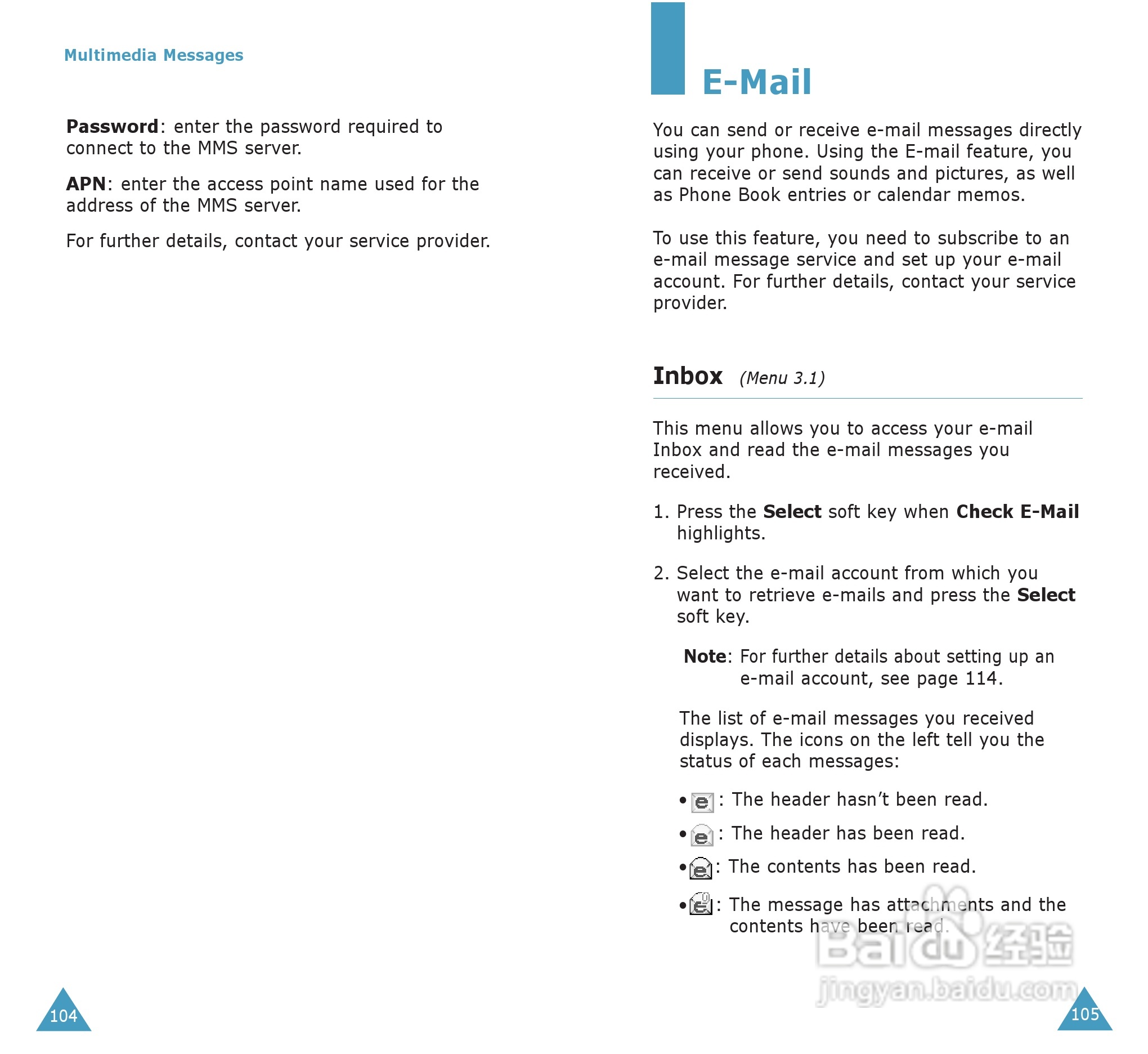 三星SGH-D418手机使用说明书:[6]-百度经验