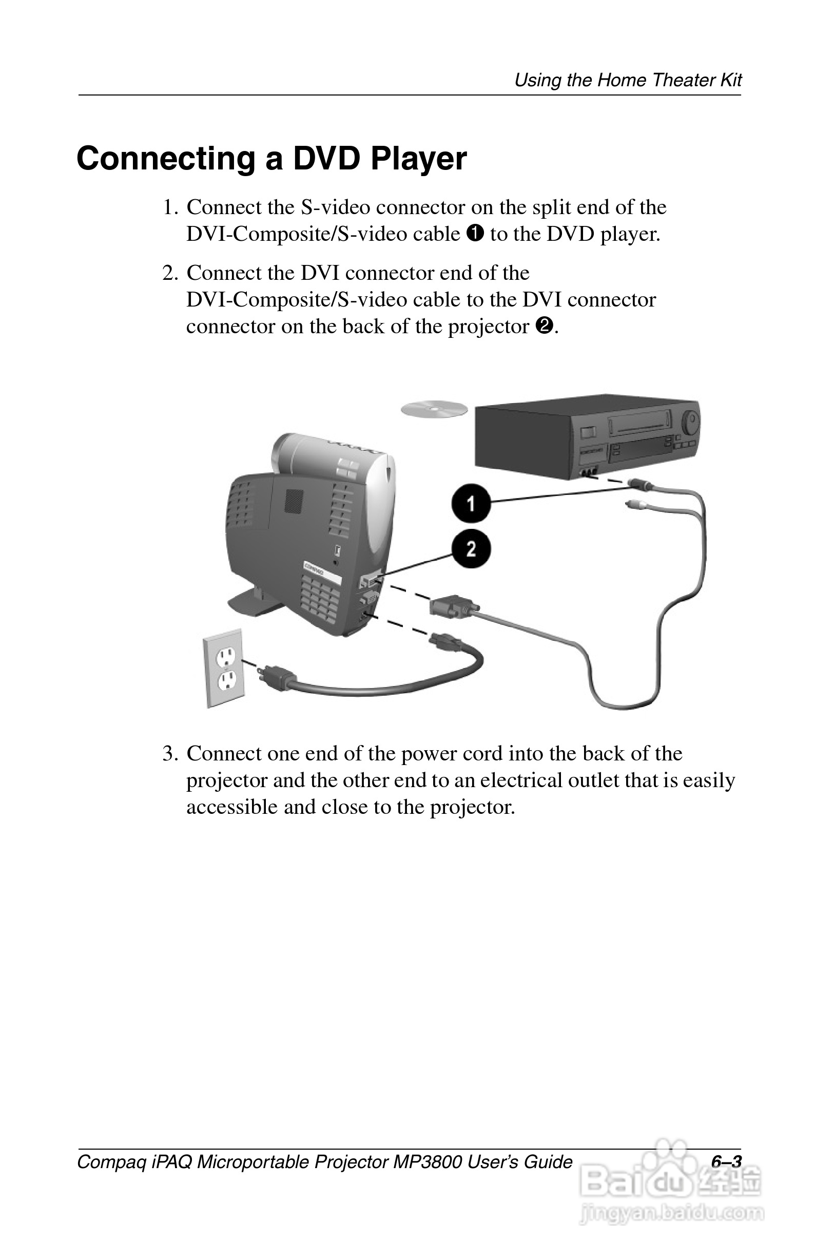 惠普(康柏) Compaq iPAQ Microportable Projector :[5]-百度经验