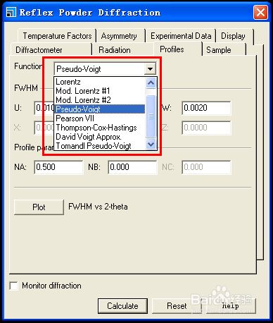 materials studio 利用Reflex模块画物质XRD图谱-百度经验