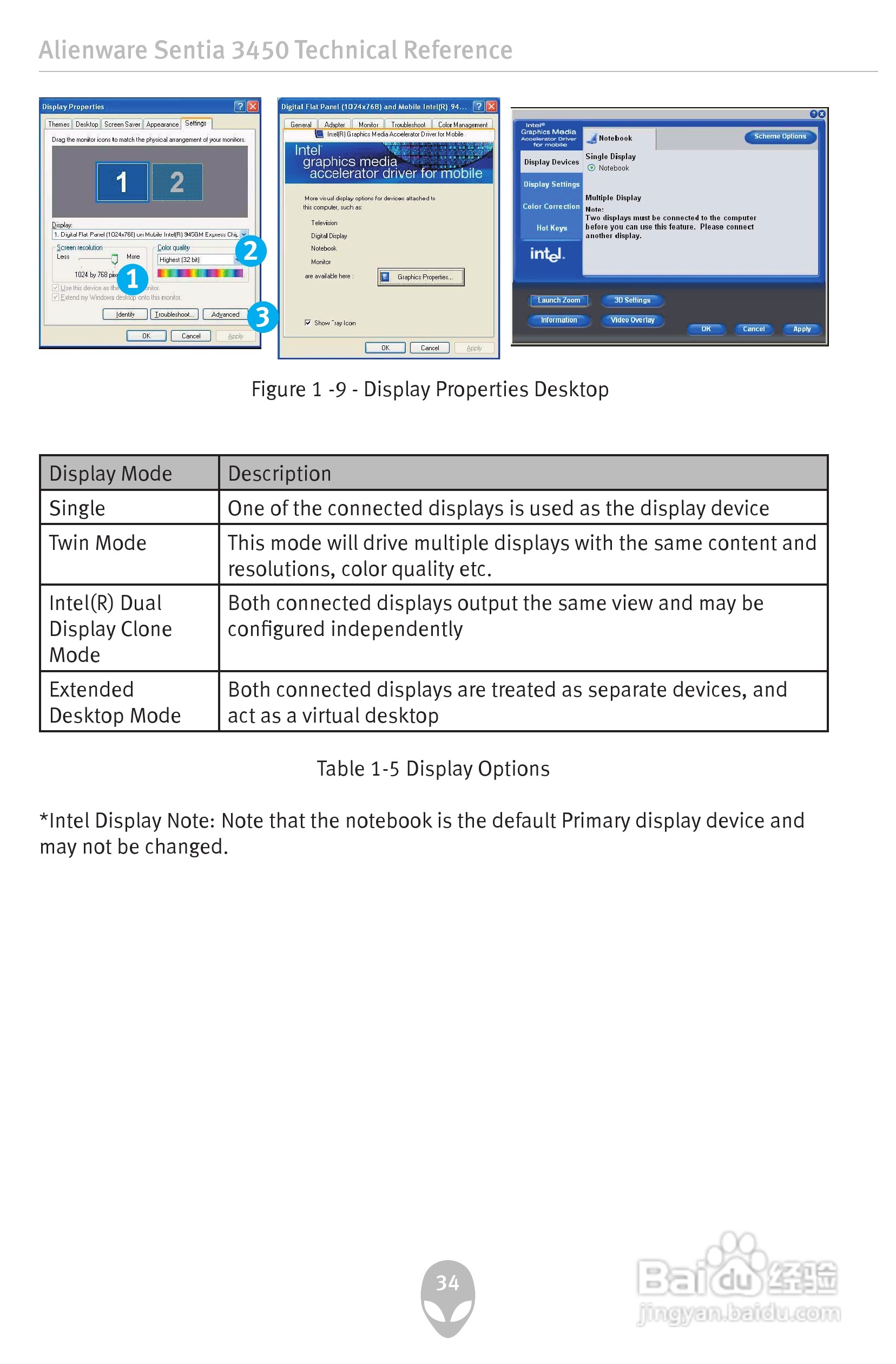 Alienware Sentia m3450笔记本电脑说明书:[4]-百度经验