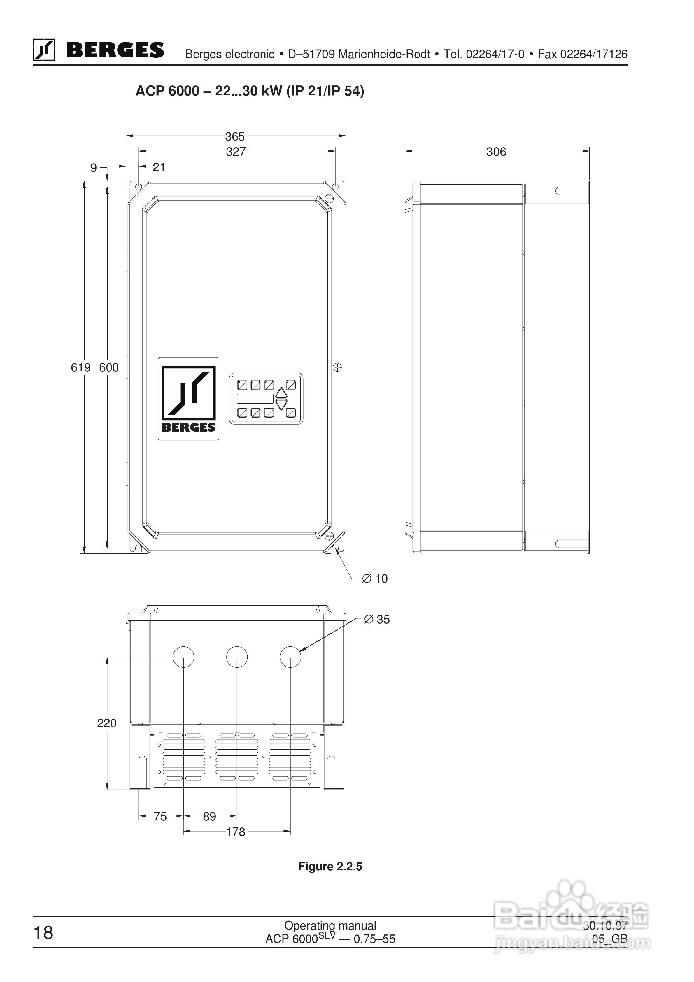 BERGES变频器ACP6000说明书:[3]-百度经验