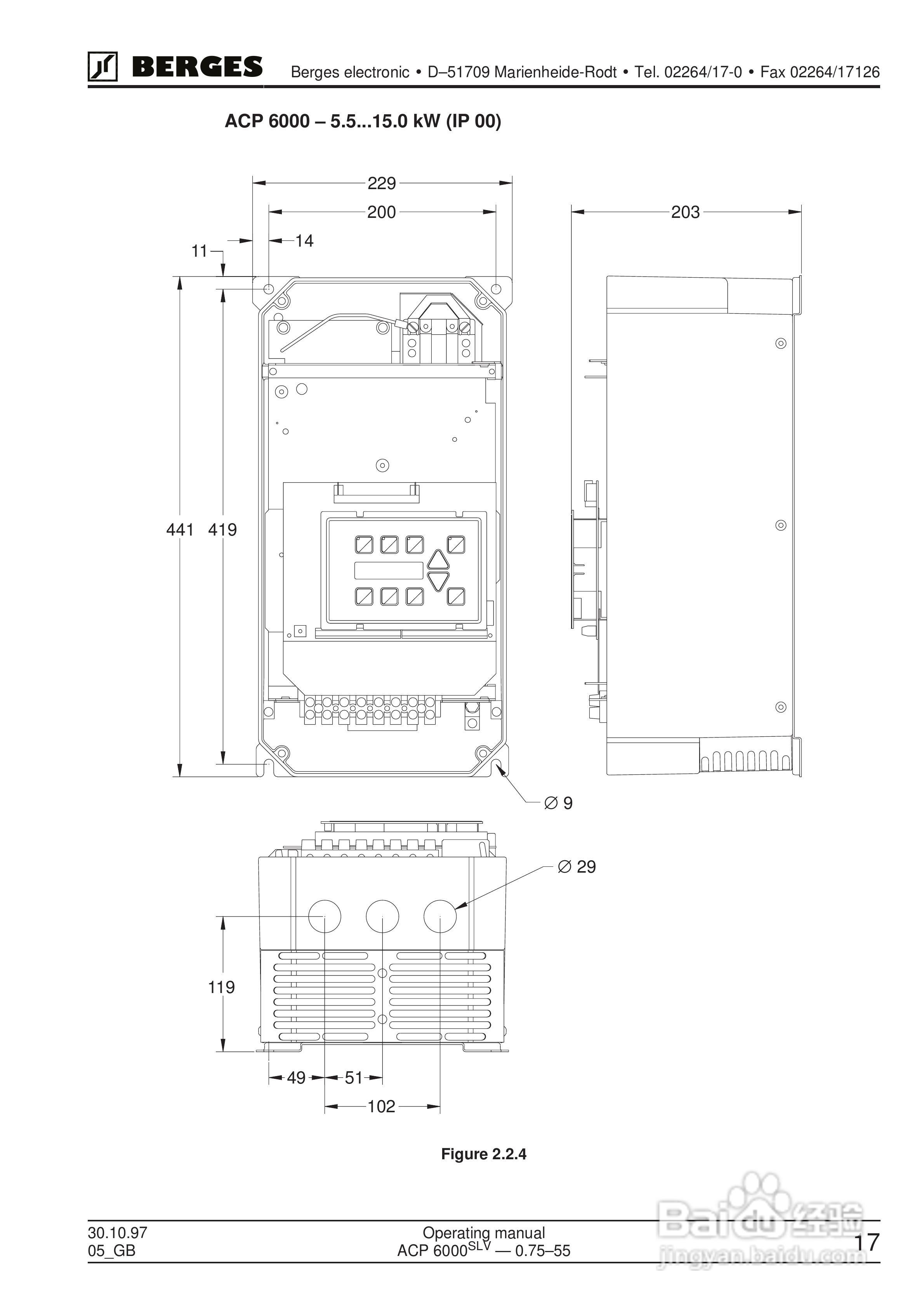 BERGES变频器ACP6000说明书:[3]-百度经验