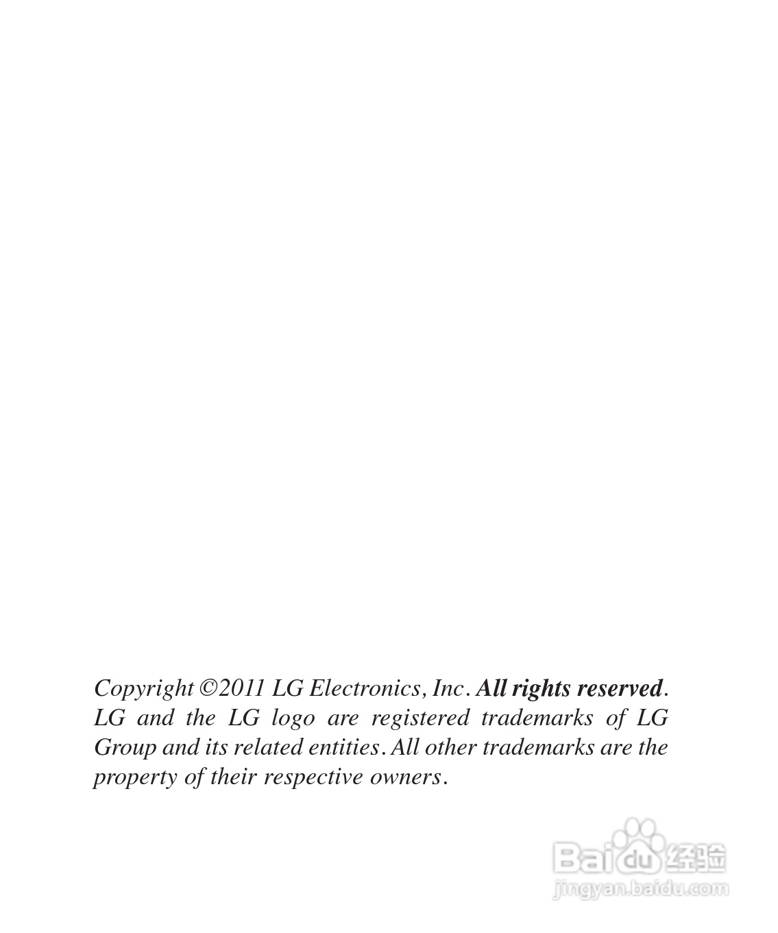 LG UN150 ENVOY手机说明书:[1]-百度经验