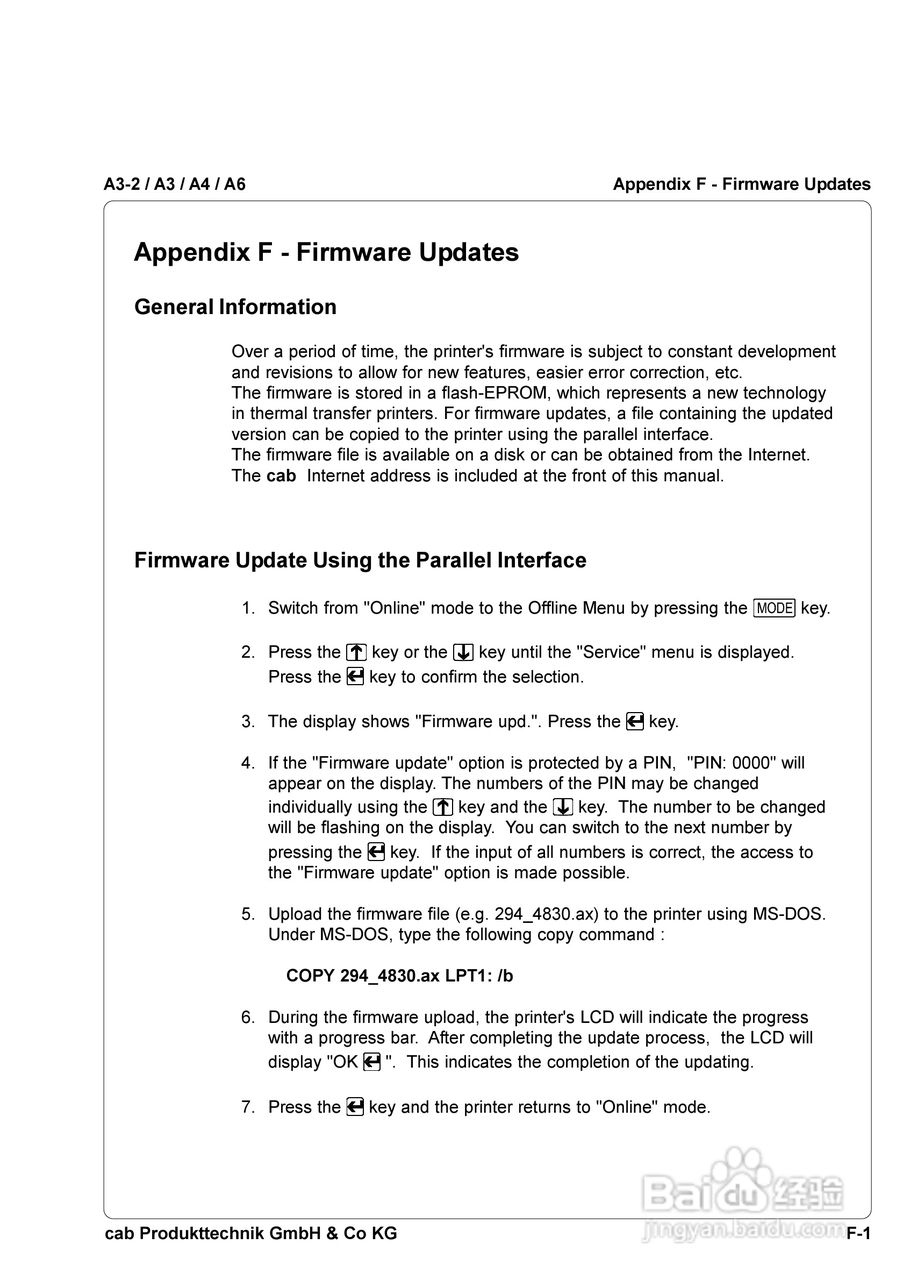 cab A3-2打印机使用说明书:[14]-百度经验