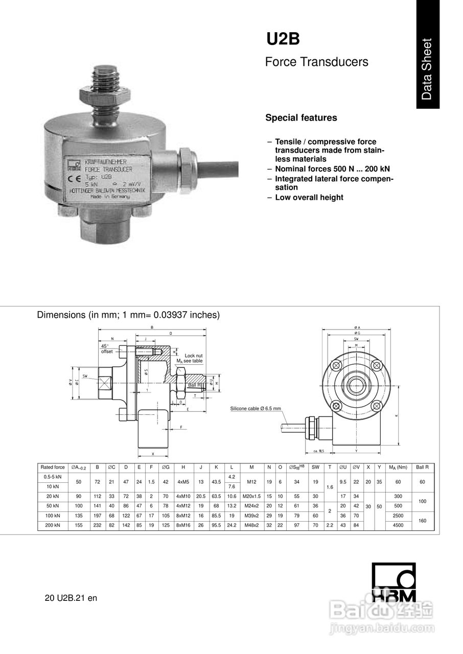 德国HBM传感器U2B用户手册-百度经验