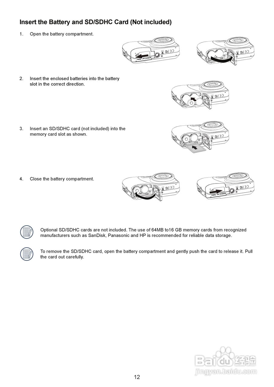 惠普HP CC330数码相机使用说明书:[2]-百度经验