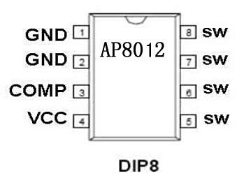 电磁炉开关AP8012引脚功能-百度经验