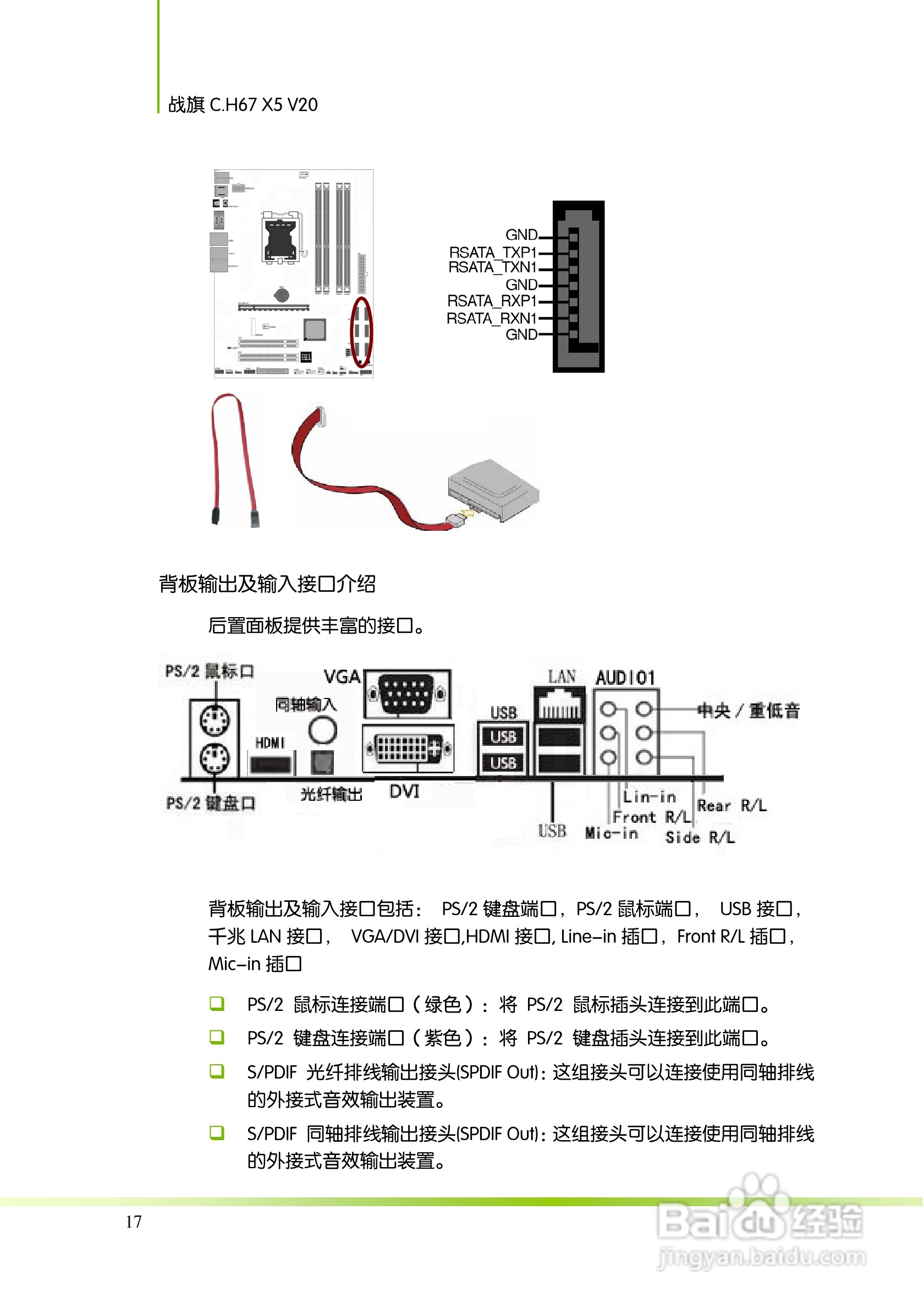 七彩虹Colorful战旗C.H67 X5 V20主板使用手册:[3]-百度经验
