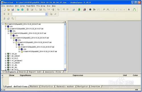 iba(pda)Analyzer分析软件使用方法-百度经验
