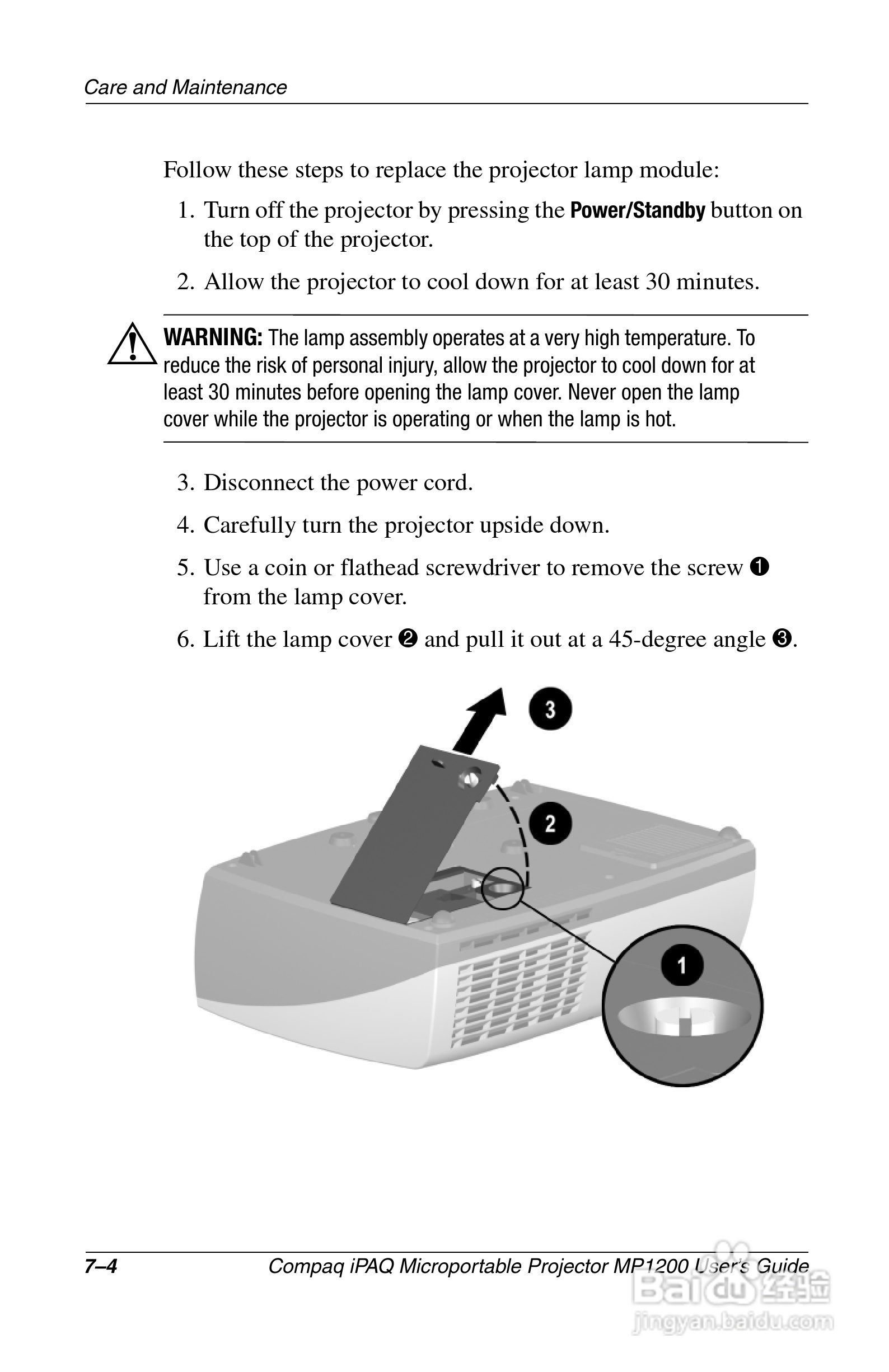 惠普(康柏) Compaq iPAQ Microportable Projector :[6]-百度经验