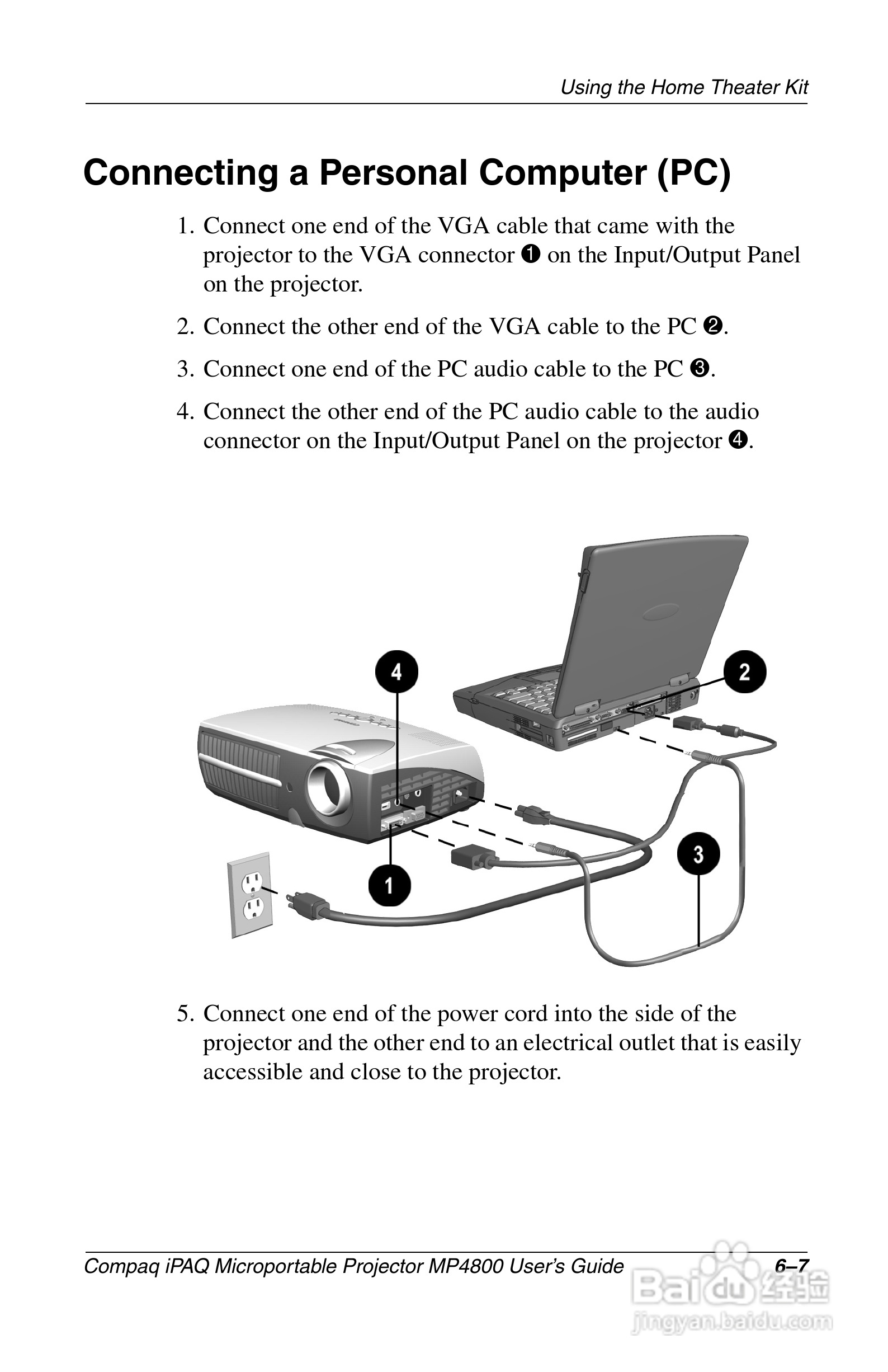 惠普(康柏) Compaq iPAQ Microportable Projector :[6]-百度经验