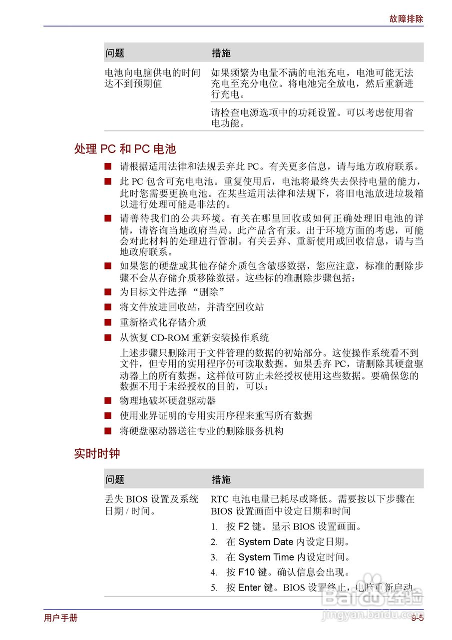 东芝Satellite U300笔记本电脑使用说明书:[13]-百度经验