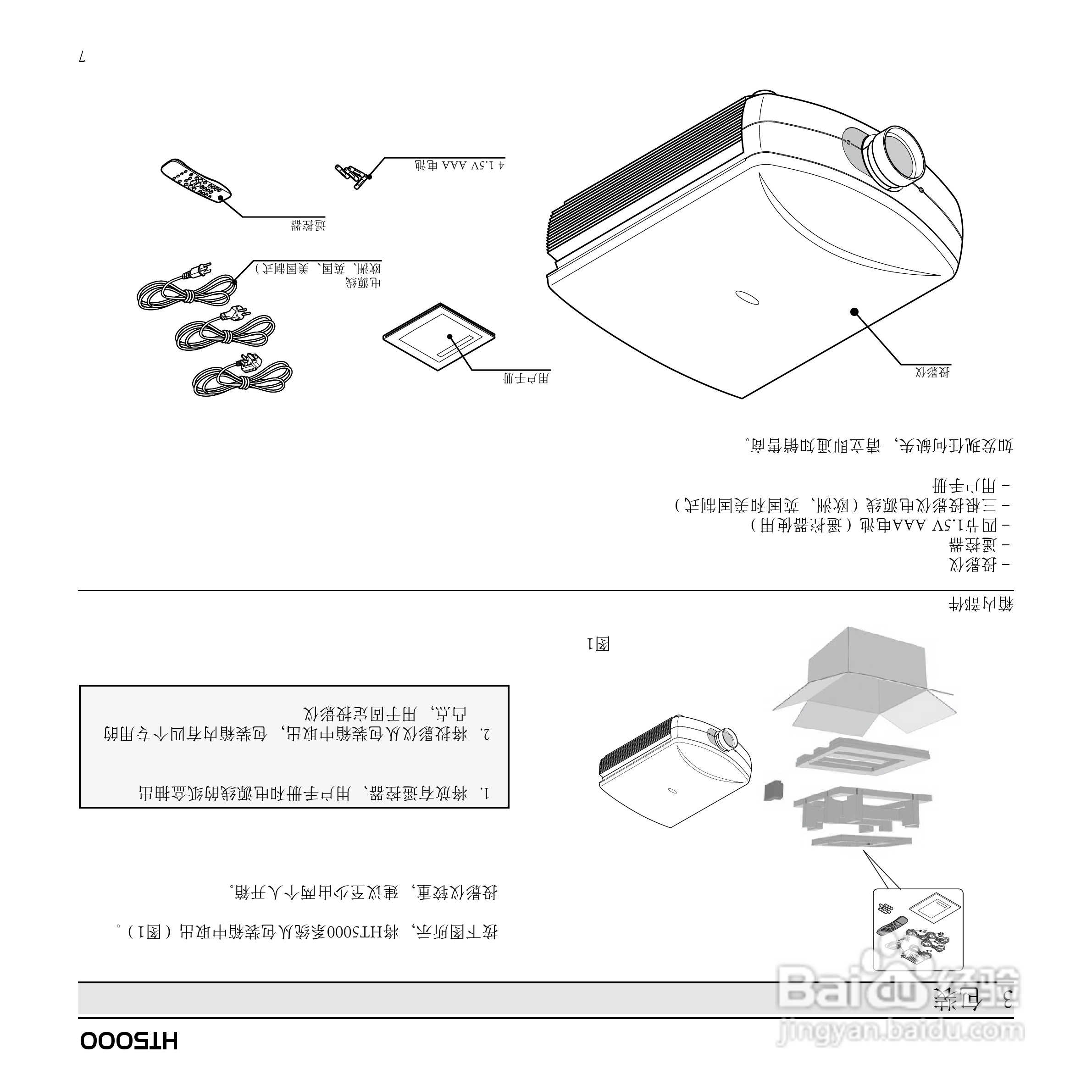 SIM2 HT5000投影机说明书:[7]-百度经验
