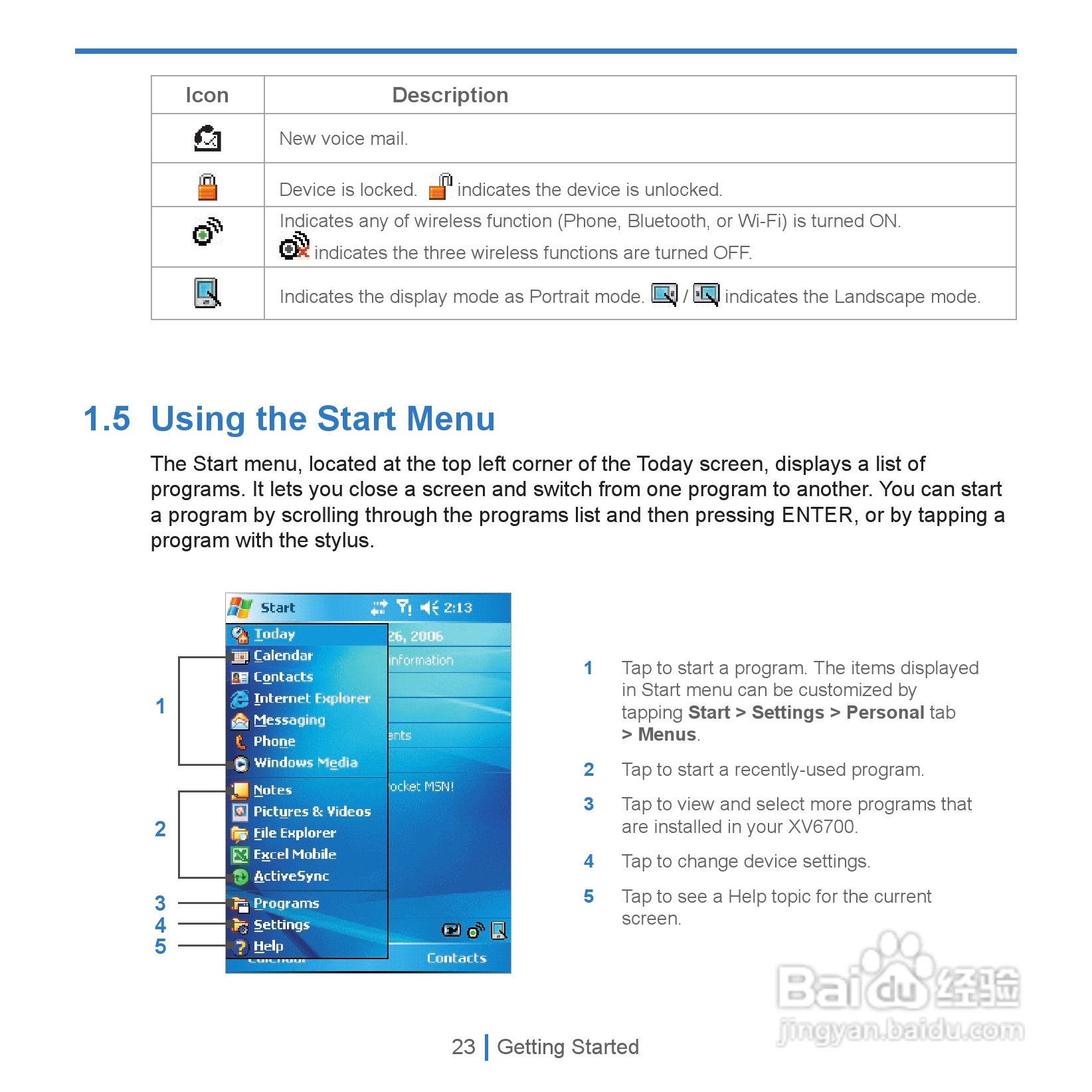 UT斯达康XV6700手机使用说明书:[3]-百度经验