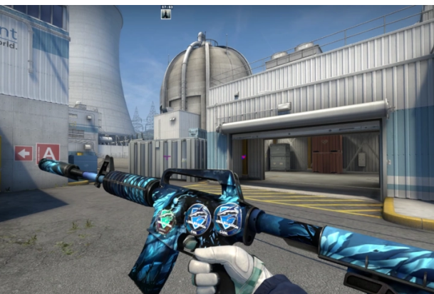 csgo蓝盾贴纸叫什么-百度经验