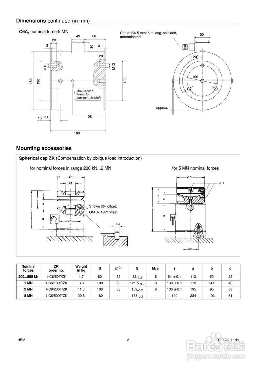 德国HBM传感器C6A用户手册-百度经验