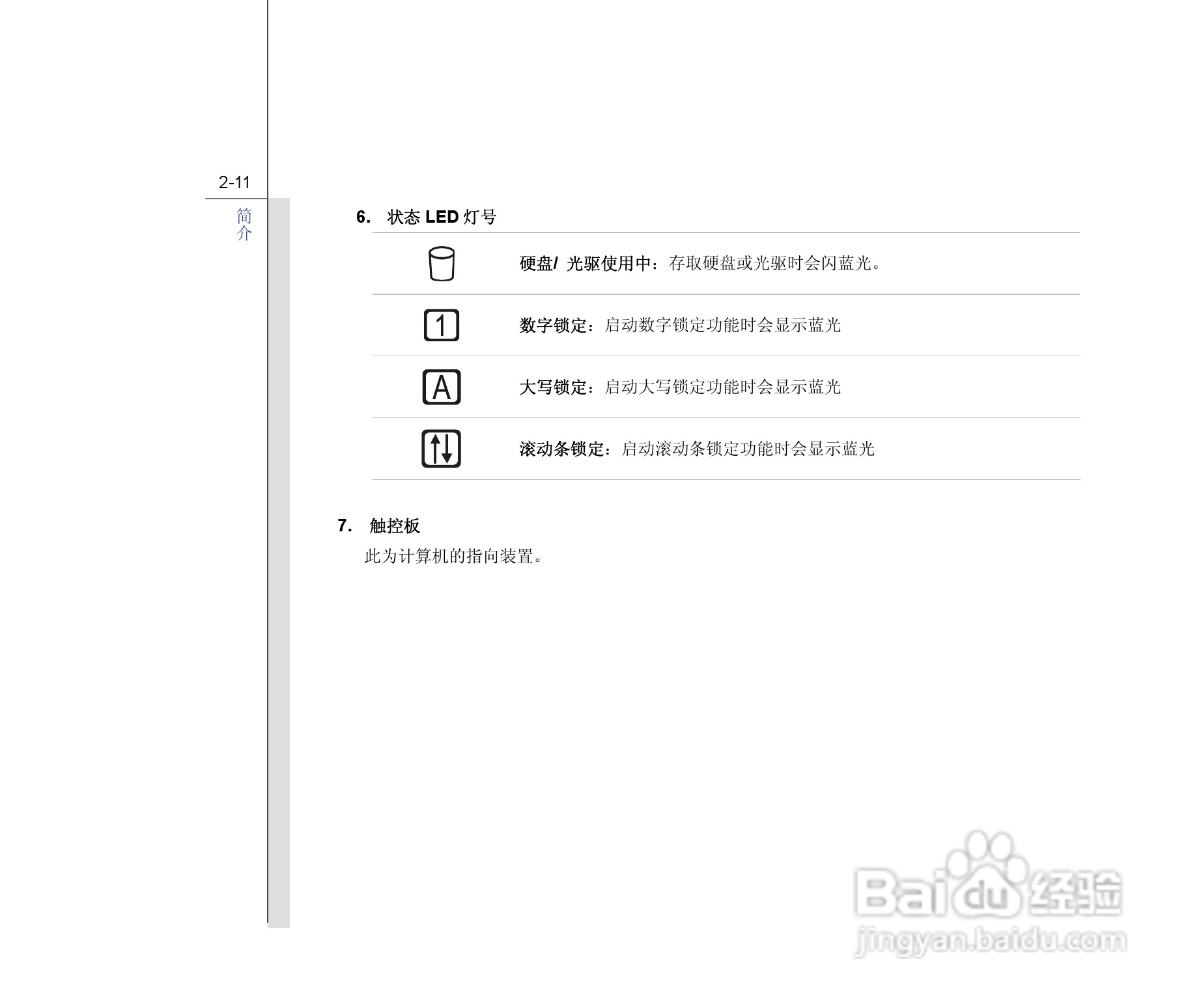 微星MSI EX460笔记本电脑使用说明书:[4]-百度经验