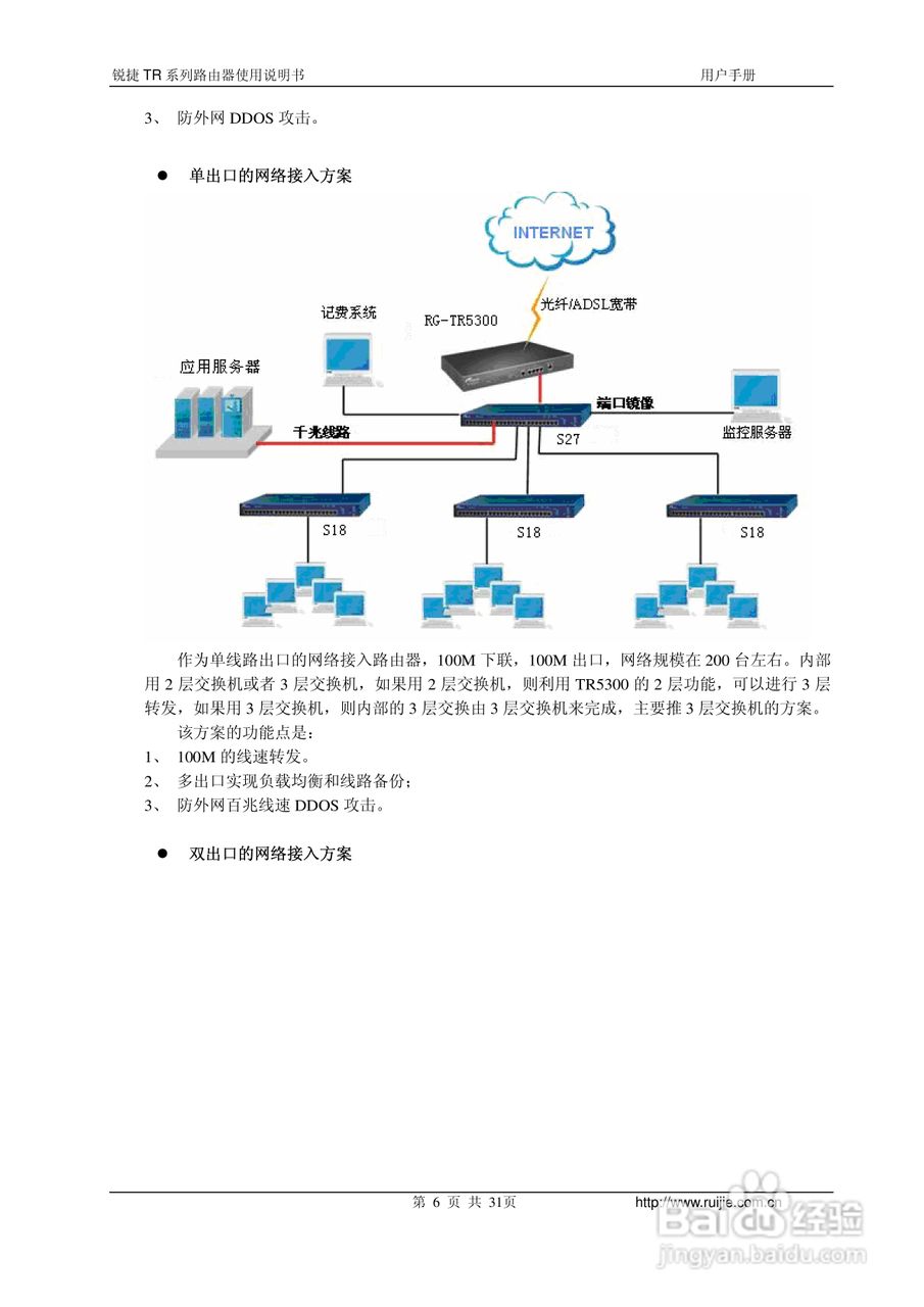 RG-TR5200系列路由器安装手册:[2]-百度经验