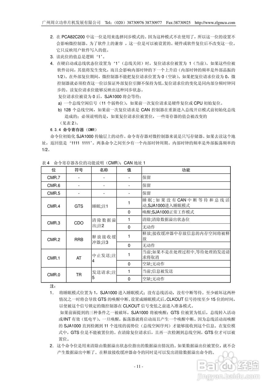 SJA1000独立CAN控制器说明书:[2]-百度经验