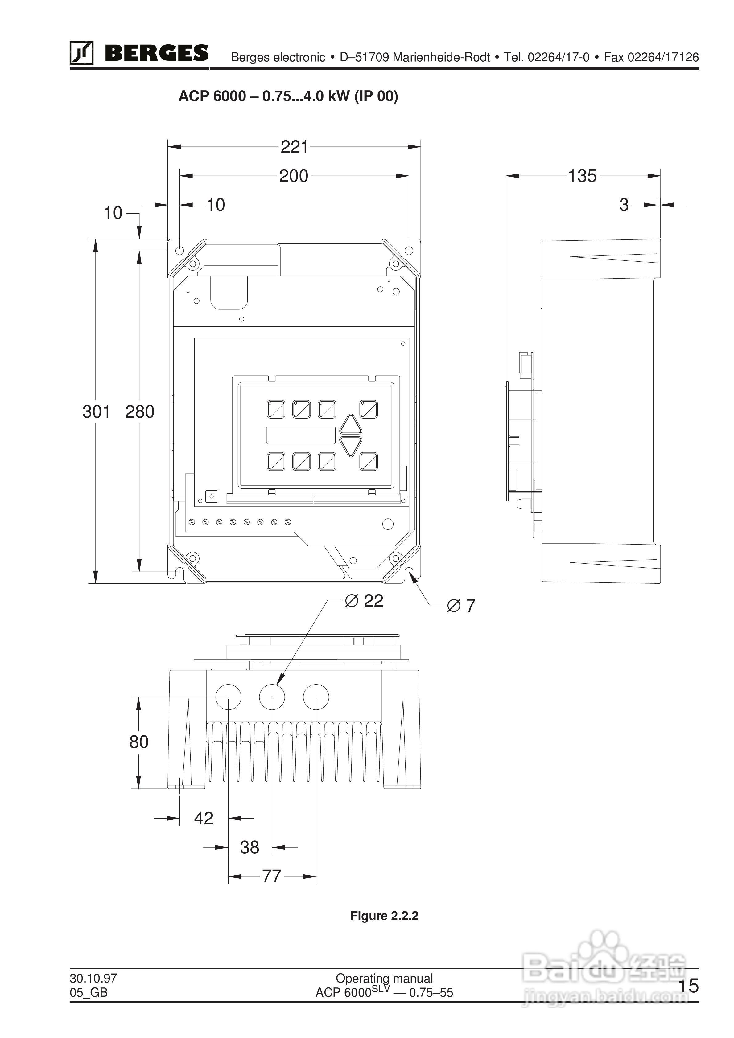 BERGES变频器ACP6000说明书:[3]-百度经验