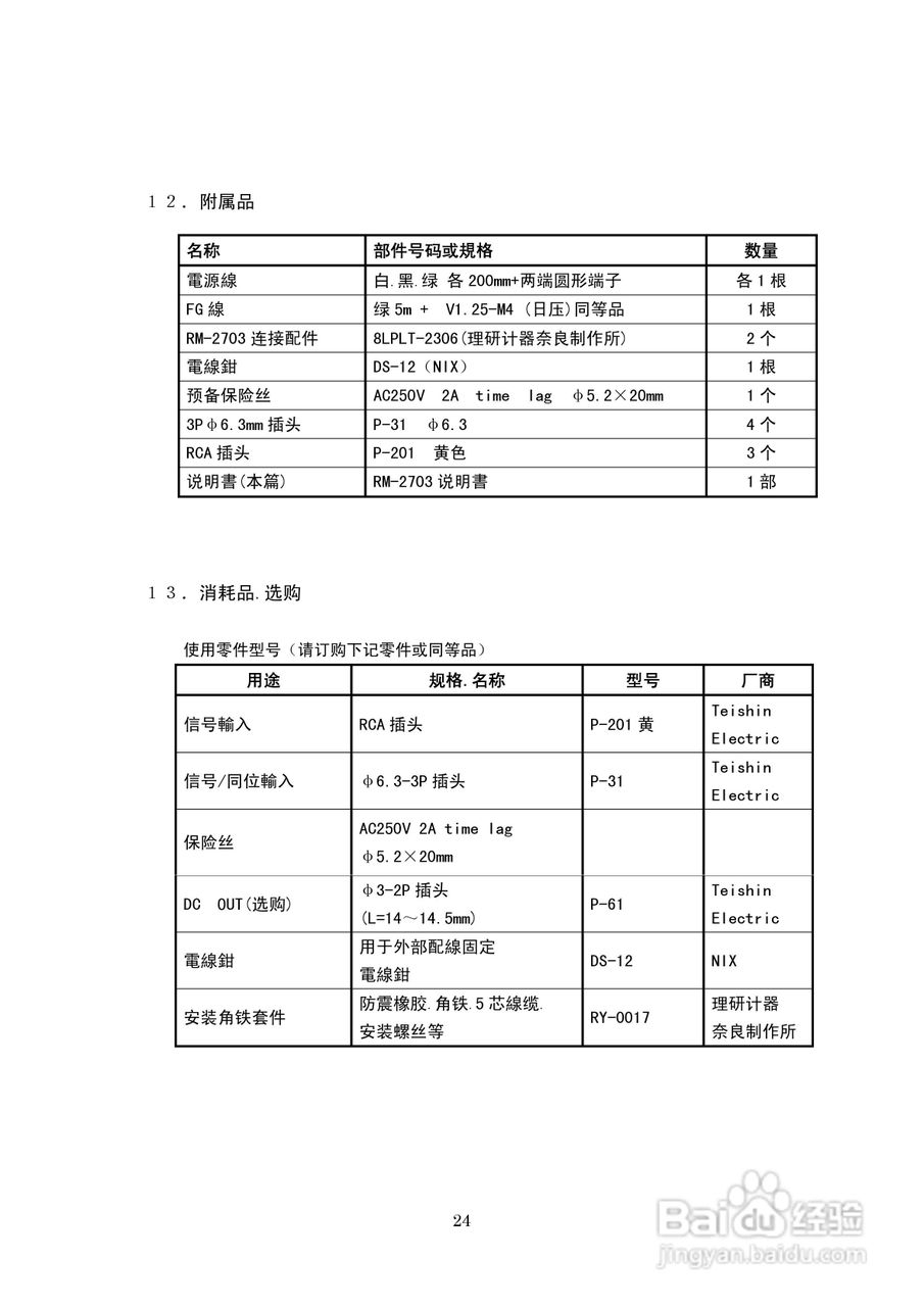 RM-2703(BM)错误检测器说明书:[3]-百度经验