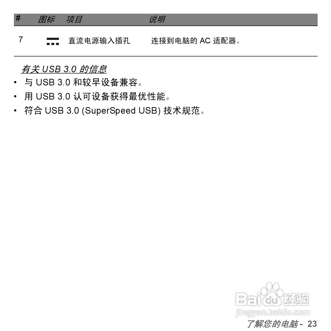 捷威Gateway NE71B笔记本电脑使用说明书:[3]-百度经验