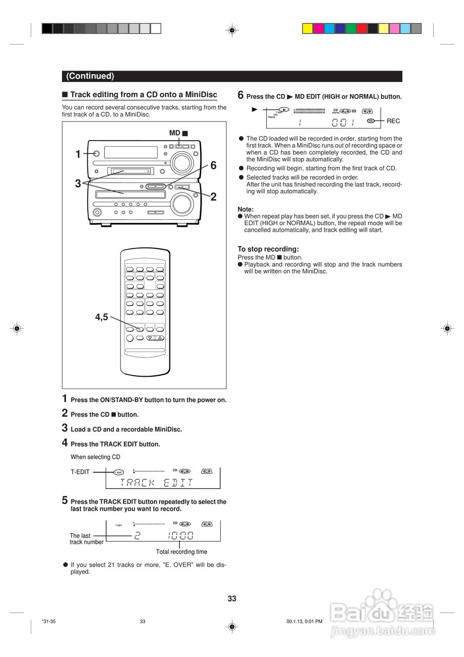夏普MD-MX30H数码影音使用说明书:[4]-百度经验
