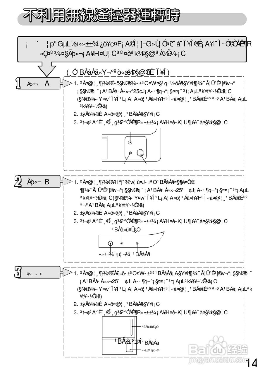 三洋SAP-C227B型冷气机说明书:[2]-百度经验