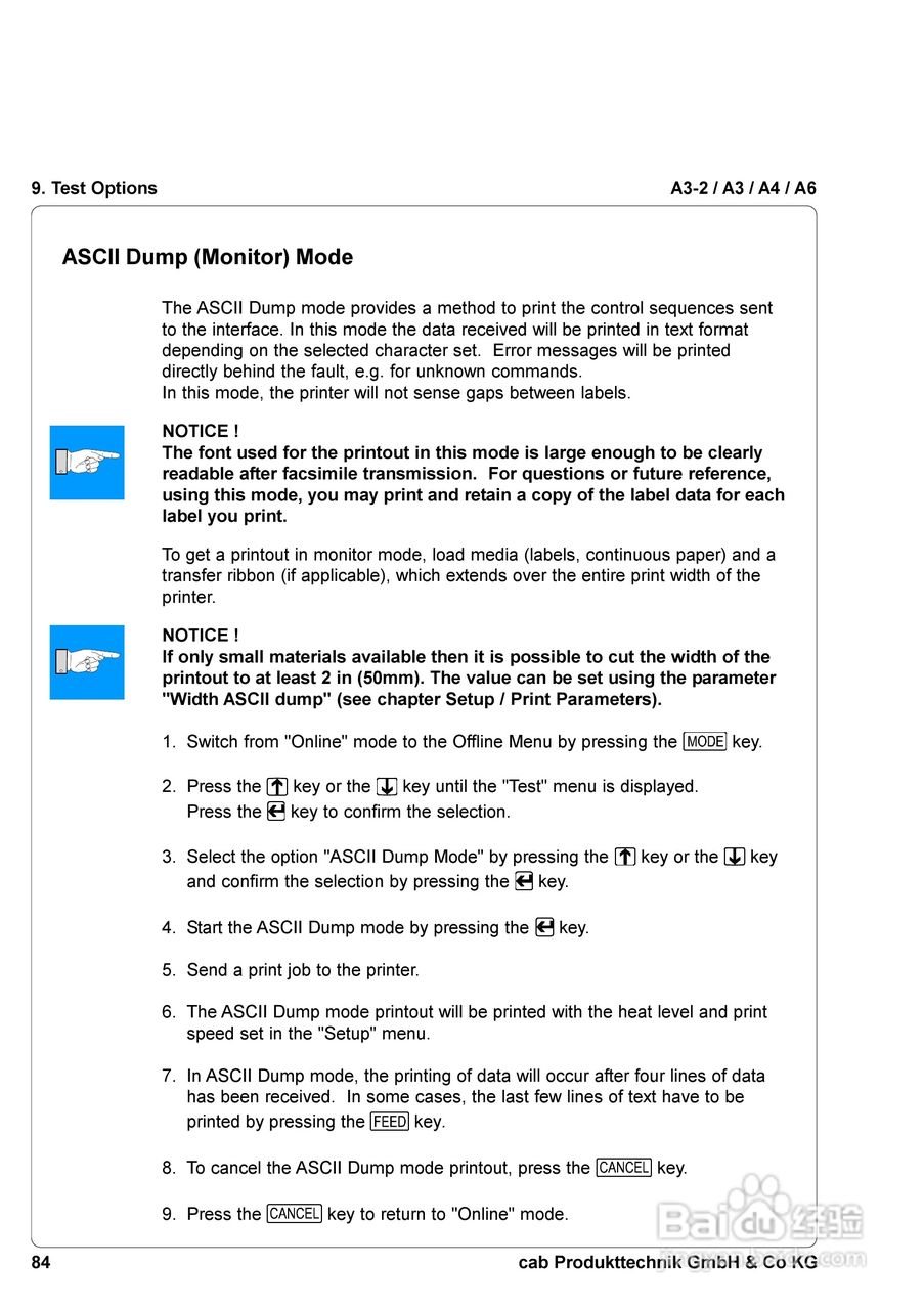 cab A3-2打印机使用说明书:[9]-百度经验
