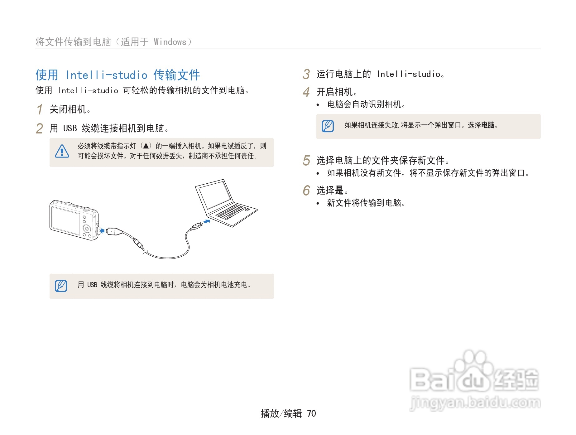 三星ST65数码相机使用说明书:[8]-百度经验
