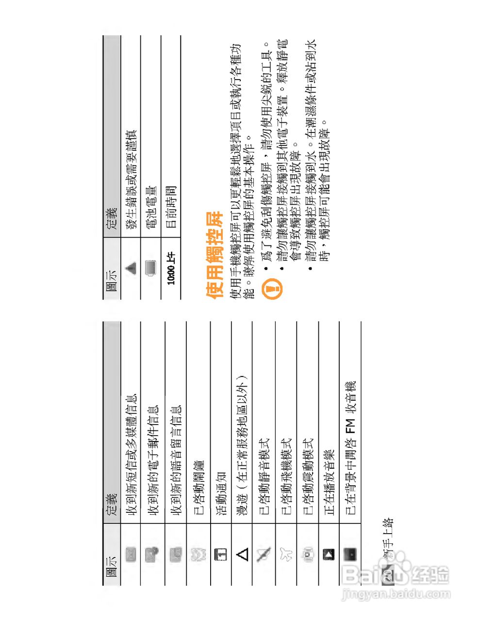 三星GT-I5801型手机使用说明书:[3]-百度经验