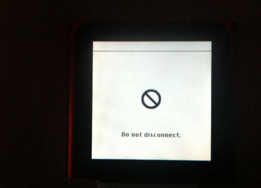 ipod提示do not disconnect是什么意思-百度经验
