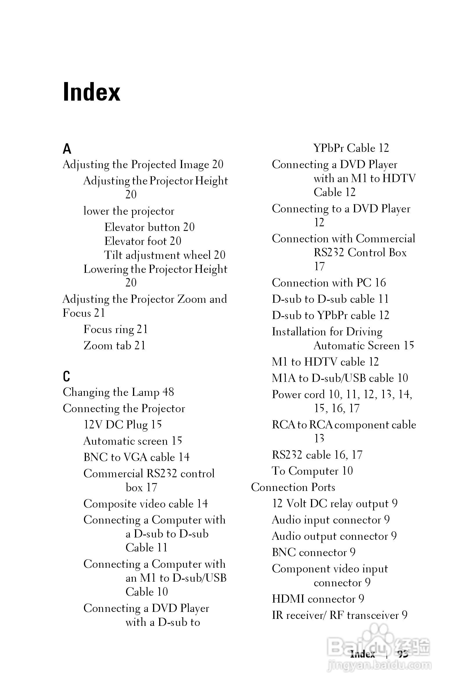 DELL Dell 5100MP Projecto投影机说明书:[10]-百度经验