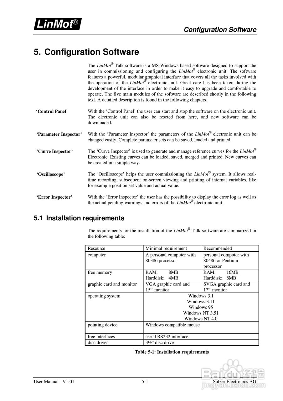 美国LinMot直线电机用户手册:[6]-百度经验