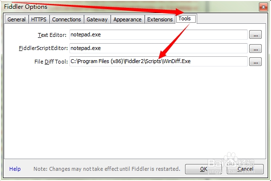 Fiddler 配置windiff-百度经验