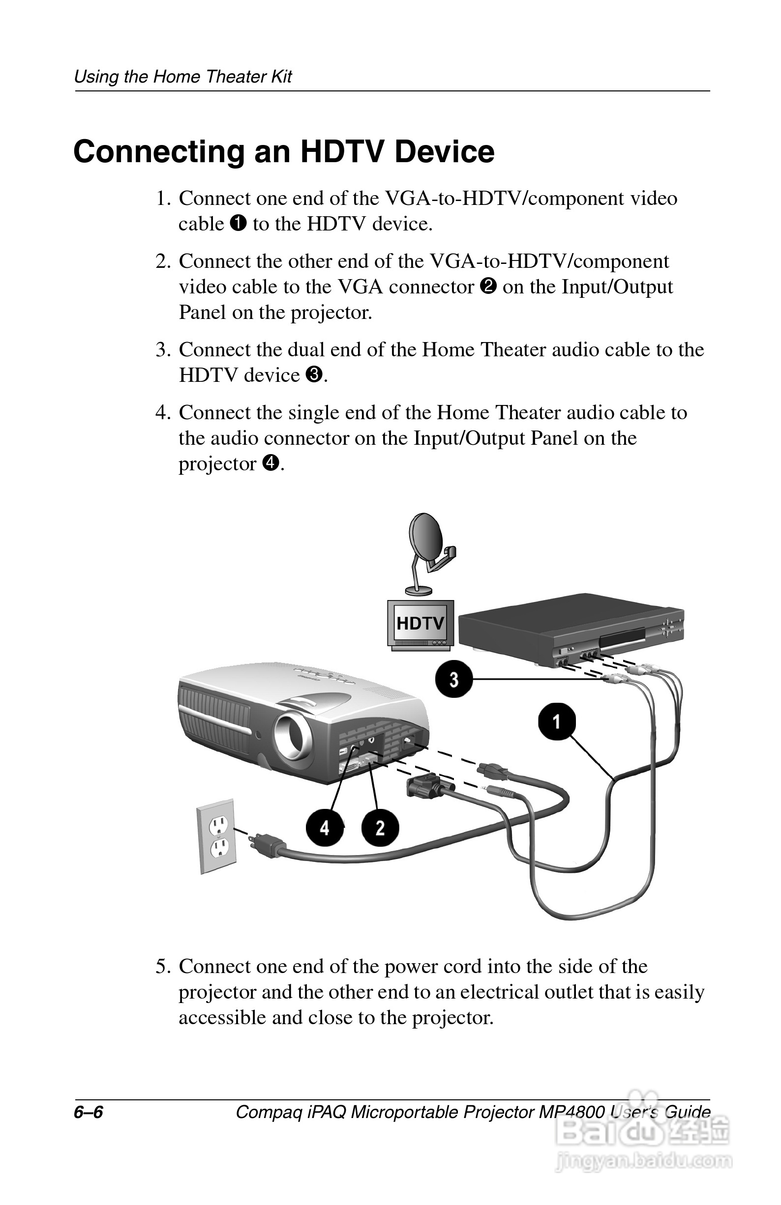 惠普(康柏) Compaq iPAQ Microportable Projector :[6]-百度经验